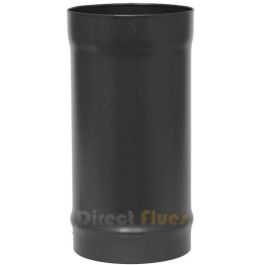 300mm Plain Stove Pipe (5 inch) Matt Black