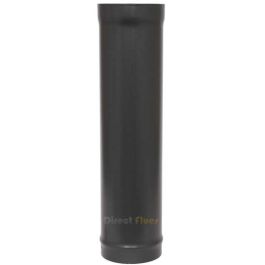 600mm Plain Stove Pipe (5 inch) Matt Black