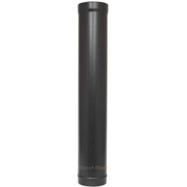 900mm Plain Stove Pipe (5 inch) Matt Black